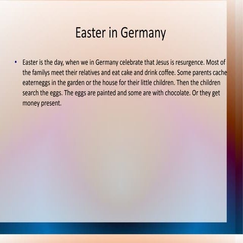 Easter in Germany 4 | PPT