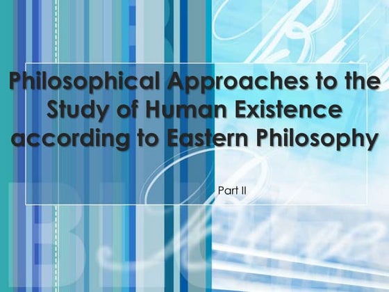 Chapter 4: THE PHILOSOPHY OF MAN (Man According to the Oriental ...