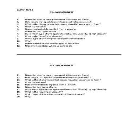 geography EASTER TERM VOLCANO QUIZLETT.docx