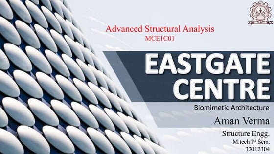 The eastgate centre, biomimicry architecture, | PDF