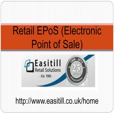 Retail EPoS (Electronic Point of Sale) | PPTX