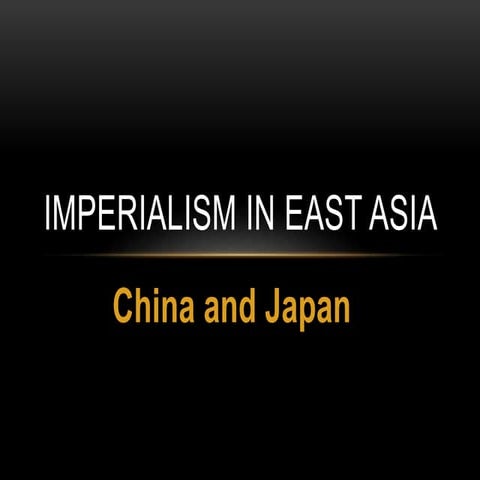 East imperialism | PPTX