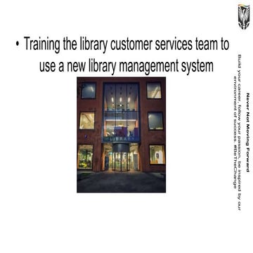 New Library Management System | PPTX | Human Resources | Business