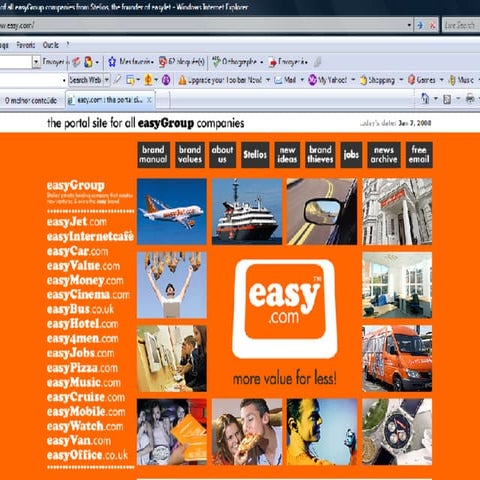 Easy Group Front Webpage | PPT