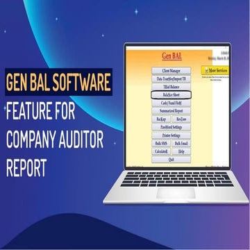 Comprehensive Guide to Using Gen Balance Sheet Software to Access ...