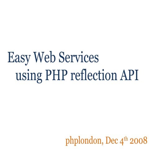 Easy Rest Service Using Php Reflection Api Ppt 0879