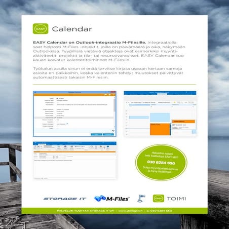 Easy Calendar -tuotekortti | PDF