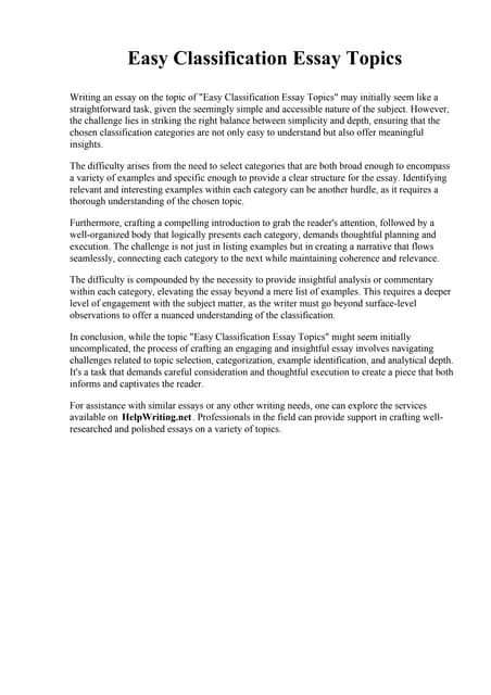 Good Classification Essay Topics.pdf