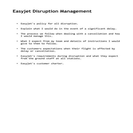 Easyjet presentation | ODT