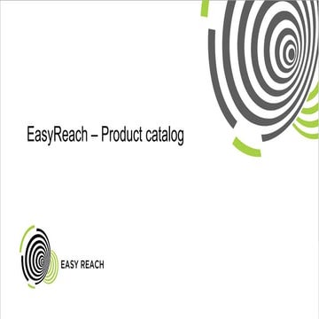 EasyReach product catalog | PPTX