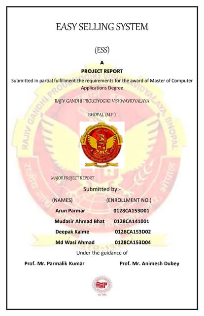 Mini Project Format | PDF