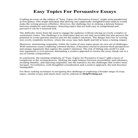 Easy Problem Solution Essay Topics.pdf