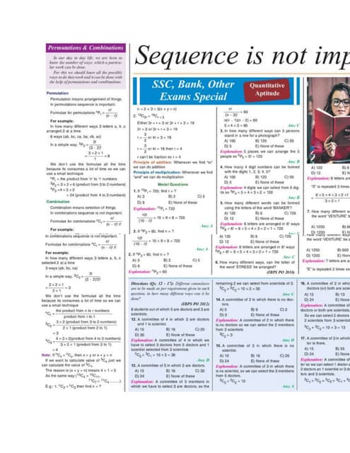 Easy Understanding Of Permutations And Combinations Docx