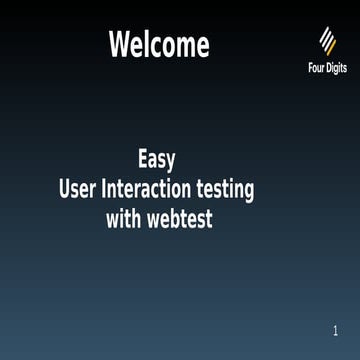 Easy User Interaction testing with Webtest.pdf