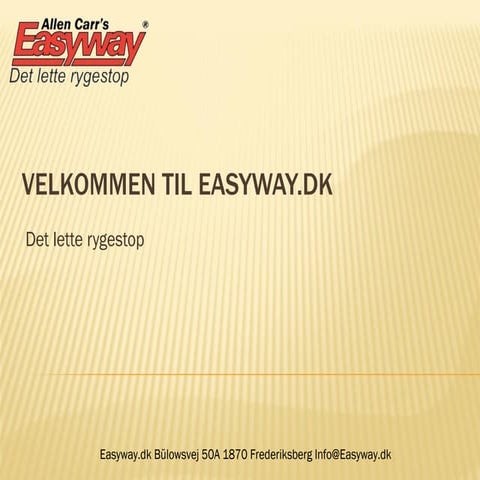 Easyway rygestop 2012 | PPT