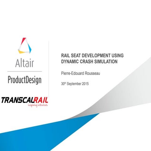 Rail Seat Development using Dynamic Crash Simulation | PDF