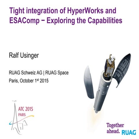 Exploring the capabilities of the tight integration of HyperWorks and ...