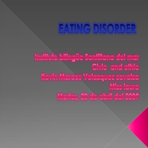 Eating disorder | PPT