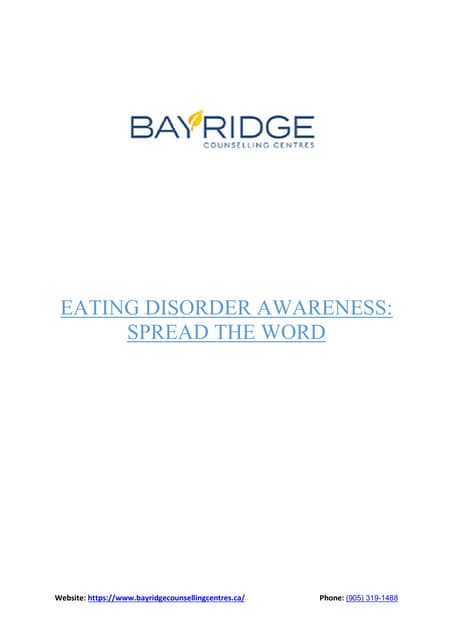 anorexia poster (1) (1) | PPTX