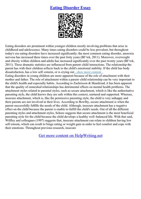 What Causes Eating Disorders? | PPT