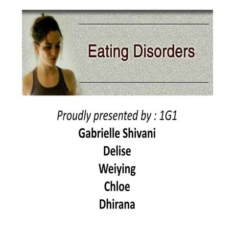 Eating disorders | PPT