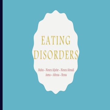 Eating disorders | PPT