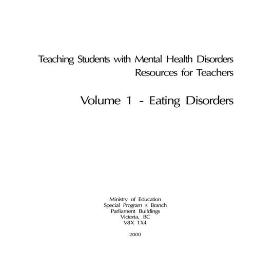 Eating disorders 3 | PDF