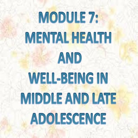 Eating Disorders And Mental Health Challenges Ppt