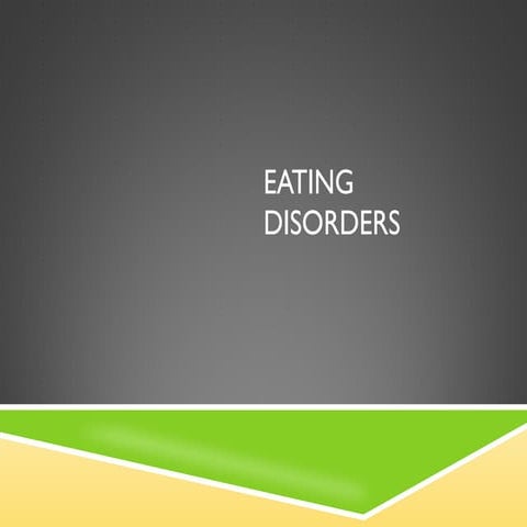 Eating disorders ch13 | PPT