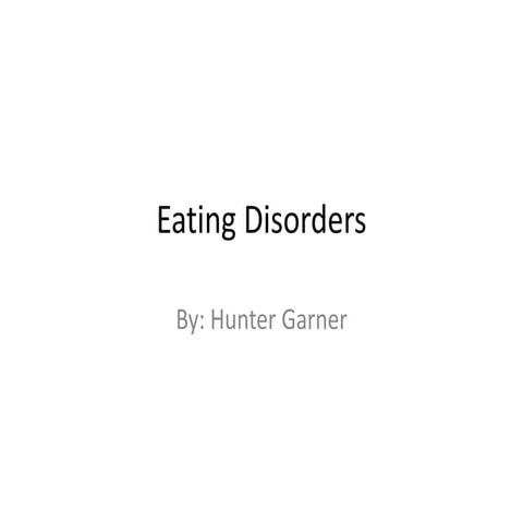 Eating disorders powerpoint | PPT