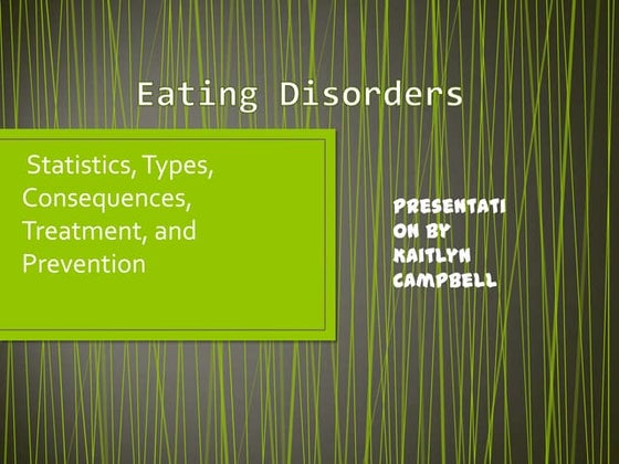 Binge eating disorder | PPTX