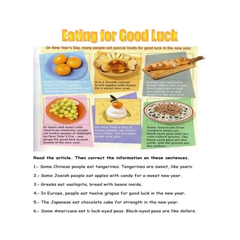 Eating for Good Luck | DOC