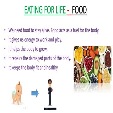 Eating for life food, | PPTX