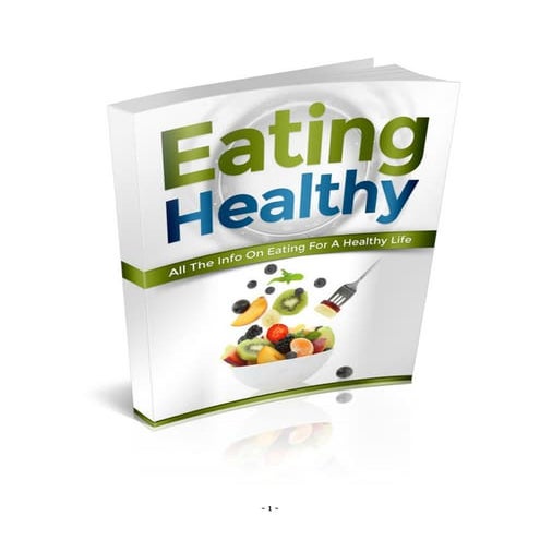 Eating healthy | PDF