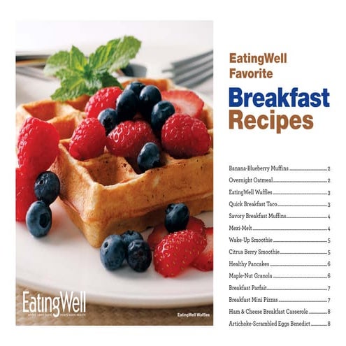 Eating well breakfast_pdf_cookbook | PDF