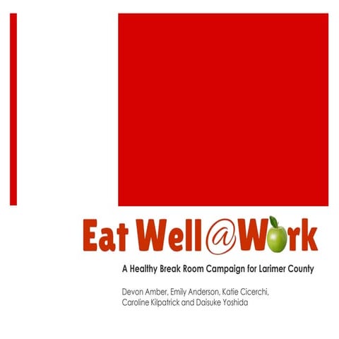 Healthy Snack Presentation | PPT