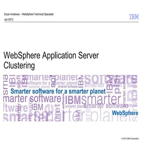 Ibm Websphere Application Server Clustering Concept Ppt