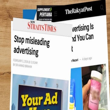Misleading advertising of health products | PPT