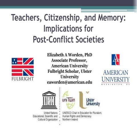 Elizabeth Worden Anderson 'Teachers, Citizenship, and Memory ...