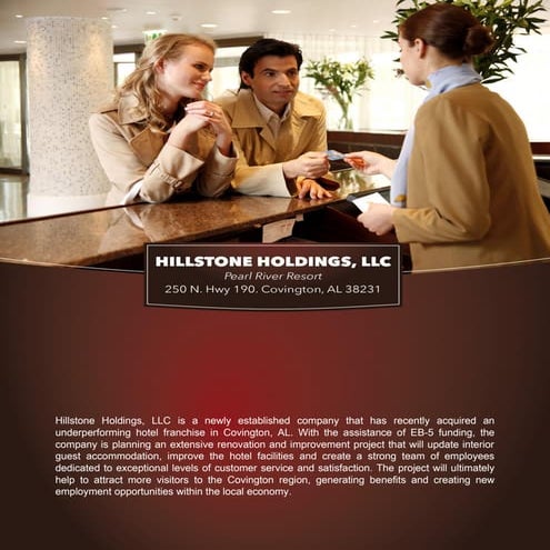 Sample EB-5 Direct Business Plan | PDF