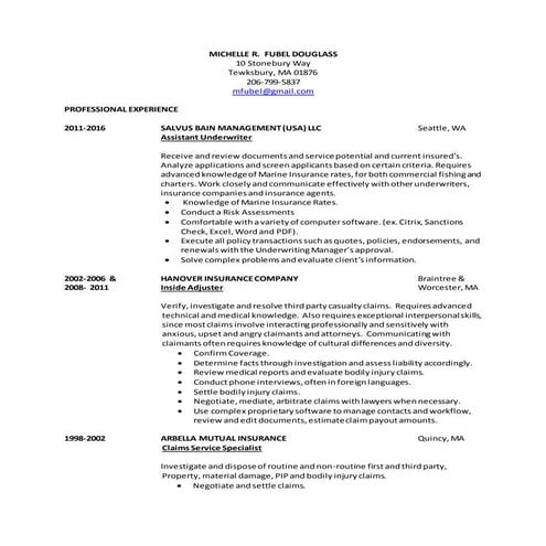 DIANE WEBER Resume Sept 2016 | DOC