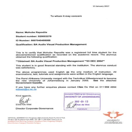 varsity qualifications summary | PDF