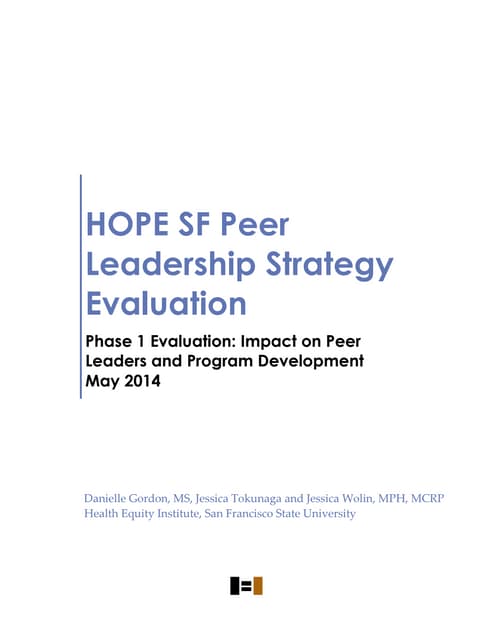 MPH HOPE SF Evaluation Infographic FINAL | PDF