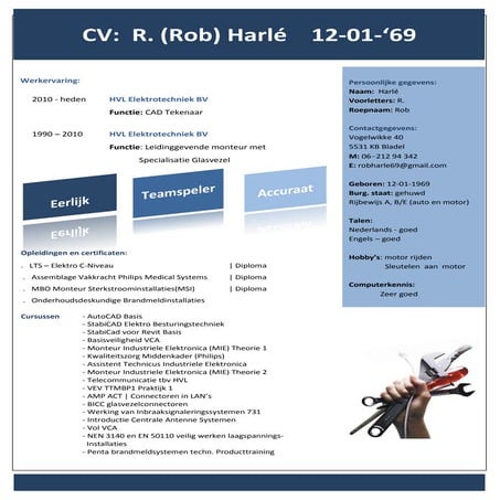 CV Rob Harlé - 2015-10 | PDF