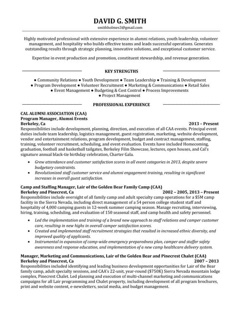 Danny Deddeh Sales Management Resume 2016 | PDF