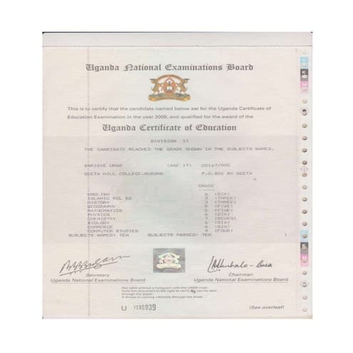 o-level academic document | DOCX