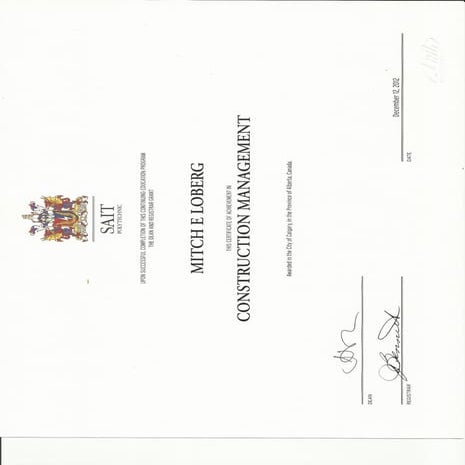 Certificate of Achievement SAIT | PDF