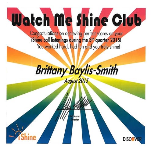 Watch Me Shine August 2015 | PDF