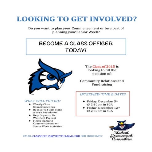 SGA Opening Flyer | PDF