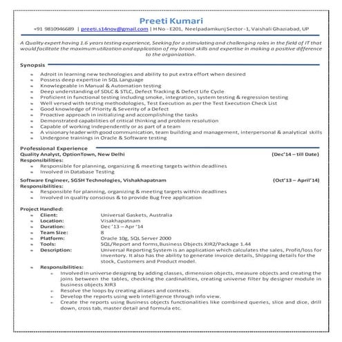 Preeti Kumari_QA | PDF